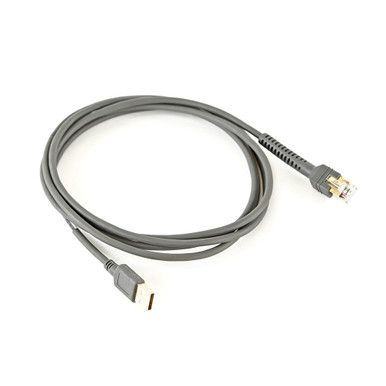 Zebra Barcode Scanner Shielded USB Cable (7' Straight) - CBA-U21-S07ZBR