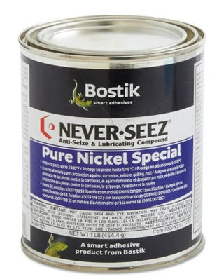 Anti-Seize Compound Bostik Never-Seez Pure Nickel Special 8 oz. Brush ...