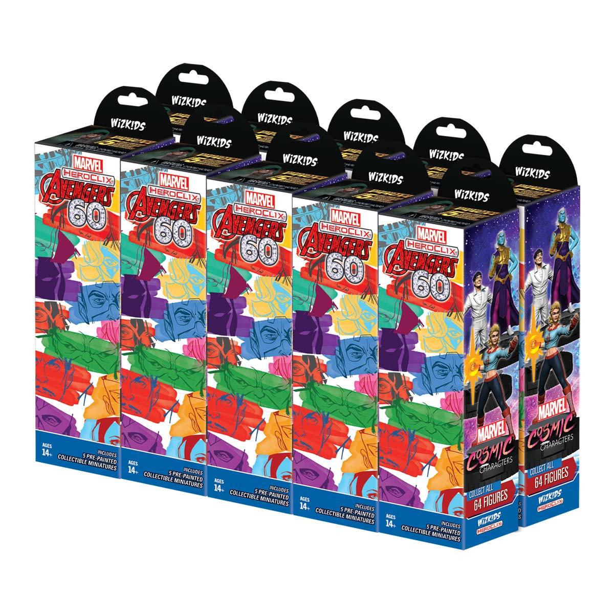 Marvel HeroClix: Avengers 60th Anniversary Booster Brick - Gotham City ...