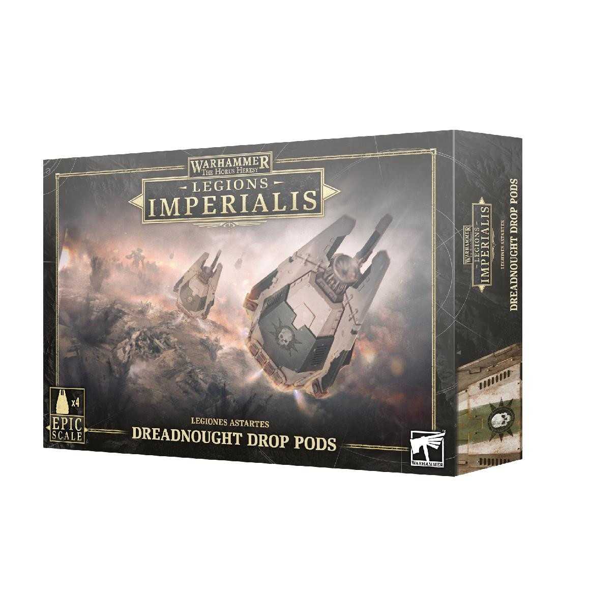 Legions Imperialis: Dreadnought Drop Pods - Gotham City Hobbies ...