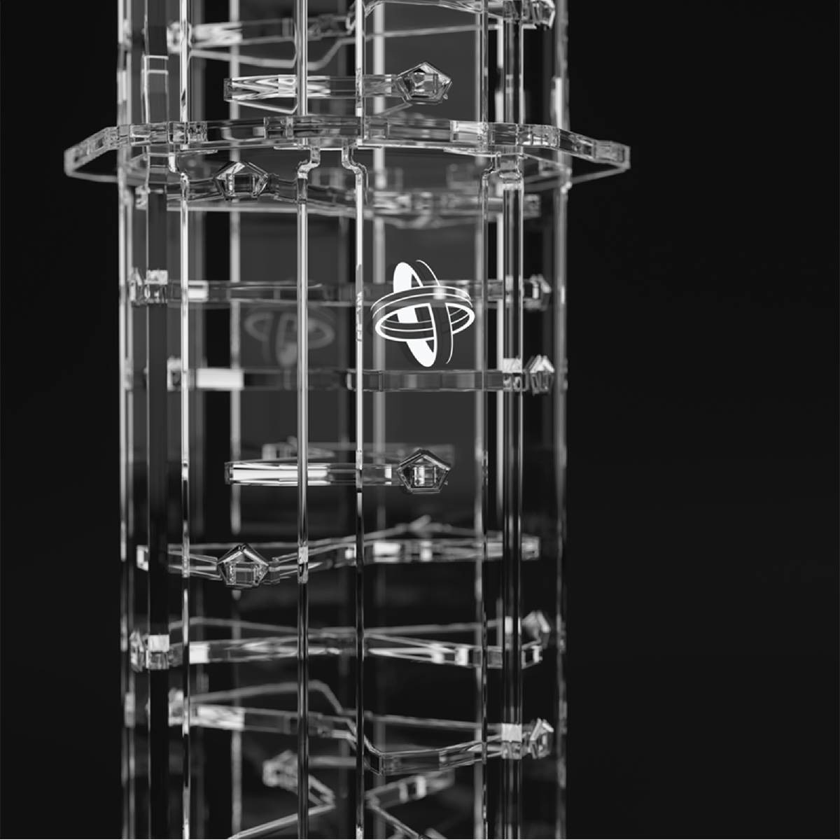 Crystal Twister Premium Dice Tower - Gotham City Hobbies / BattleCityGym