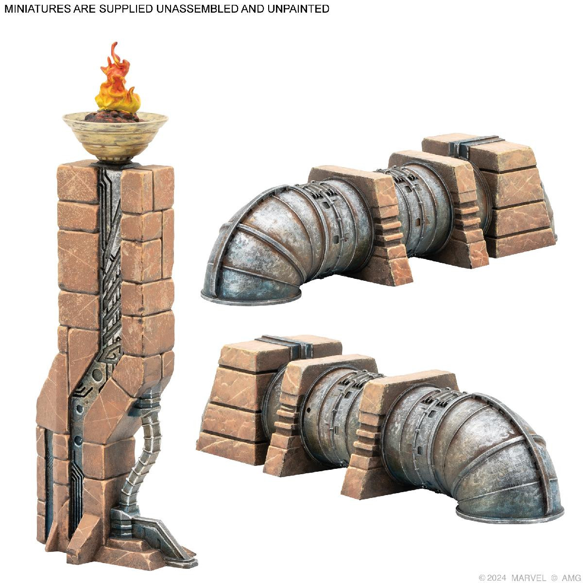Marvel: Crisis Protocol - Dark Future Terrain Pack - Gotham City ...