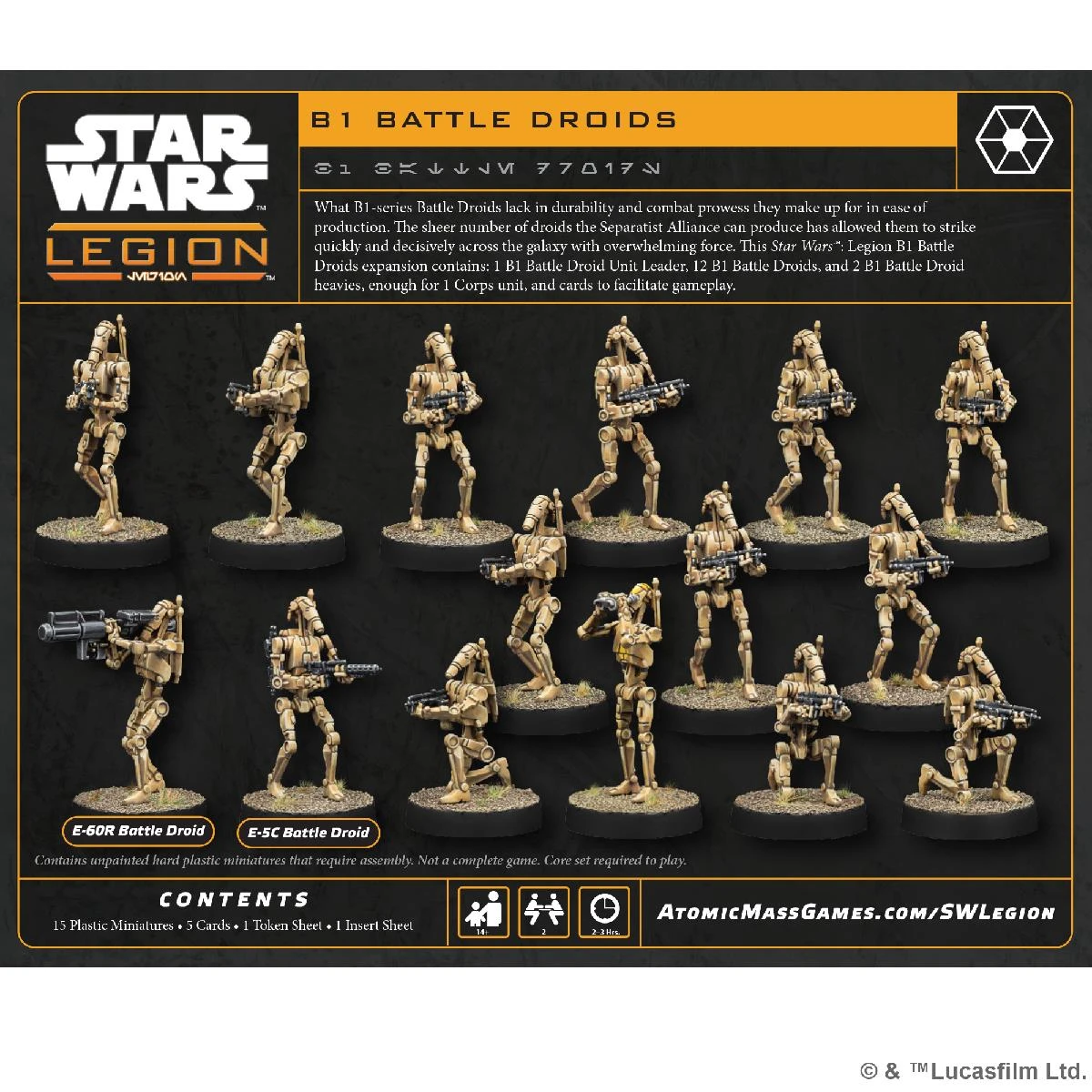 Star Wars: Legion B1 Battle Droids - Gotham City Hobbies / BattleCityGym