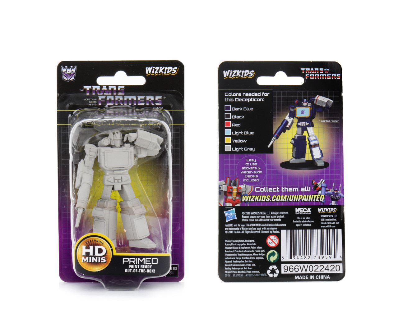 Transformers Deep Cuts Unpainted Miniatures: Soundwave - Gotham City ...