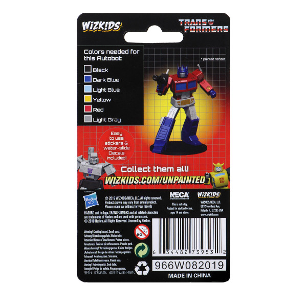 Transformers Deep Cuts Unpainted Miniatures: Optimus Prime - Gotham ...