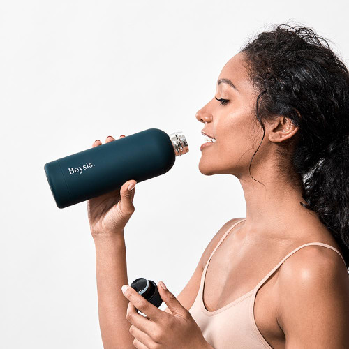 BEYSIS - Navy Insulated Water Bottle - Muscrats