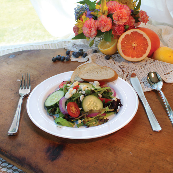 9" Sovereign Etched Plate - Cater Supply Direct