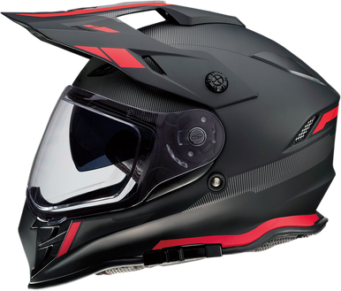 Z1R Range Helmet - Uptake - Black/Red - Medium