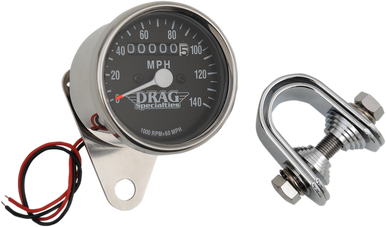 Drag Specialties 2.4" Mph Mini Led Mechanical Speedometer/Indicators ...
