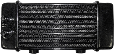 Jagg Oil Coolers Universal Oil Cooler - 10-Row - Gloss Black 3130