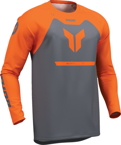 Thor Jersey Ridemode Menace Charcoal Lg