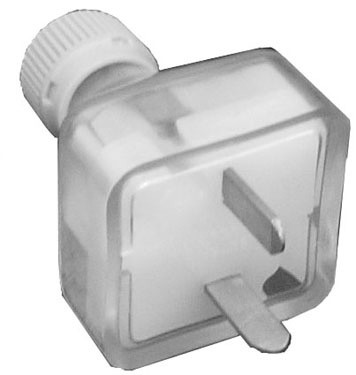 Fixed Pol Plug Clear | 2 pin | 32 Volt 15 Amp | Big Red Caravan Parts