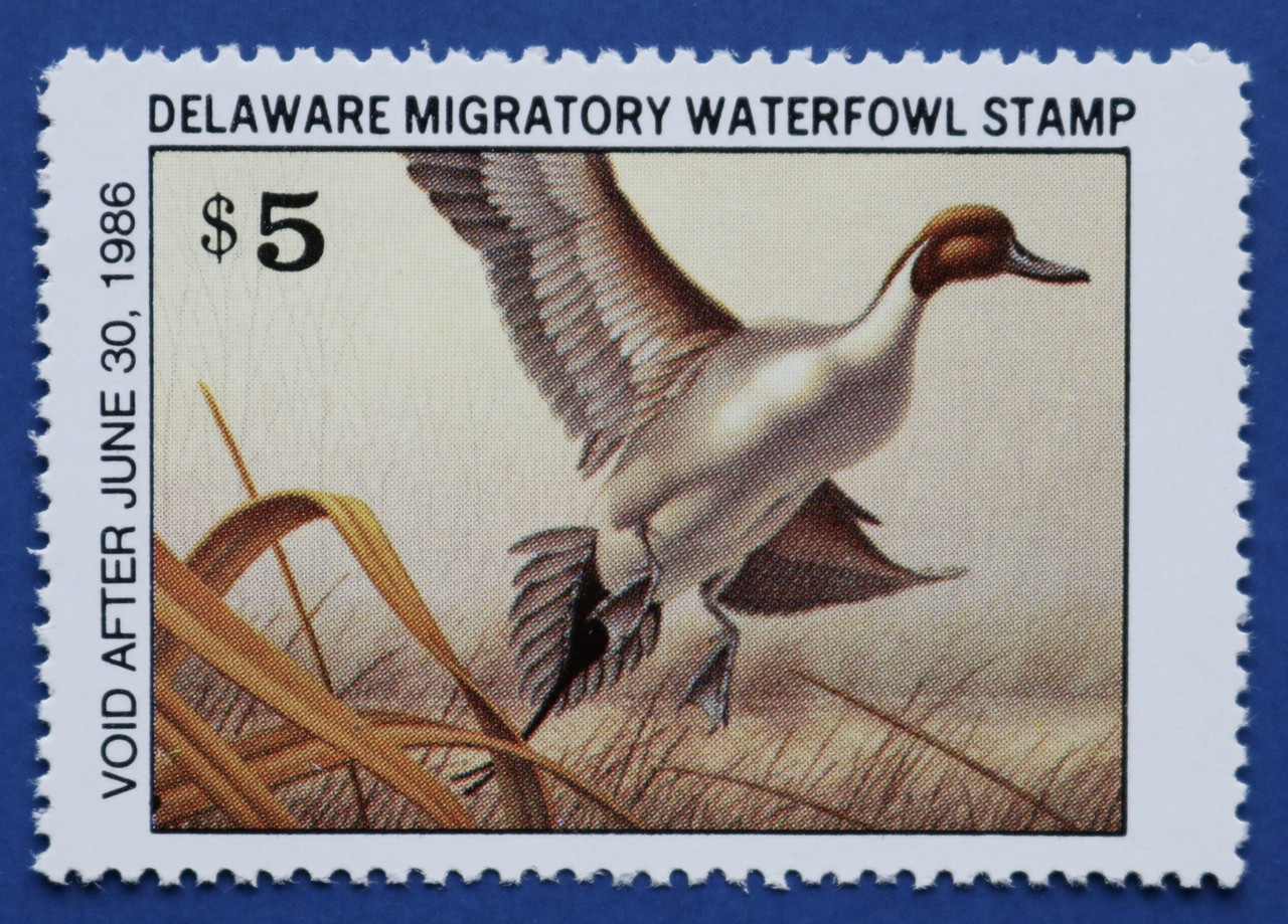 U.S. (DE06) 1985 Delaware Migratory Waterfowl Stamp - Great Lakes ...
