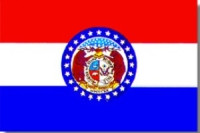 Missouri 3 X 5' Solar-Max Dyed outdoor nylon flag