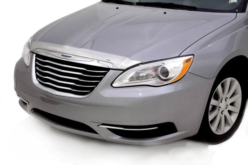 AVS 11-14 Chrysler 200 Aeroskin Low Profile Hood Shield - Chrome ...
