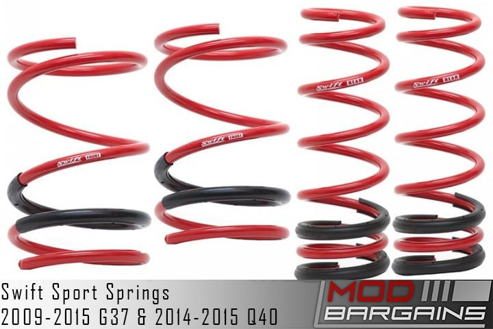 Swift Sport Springs for 2009-2013 Infiniti G37 & 2014-2015 Q40