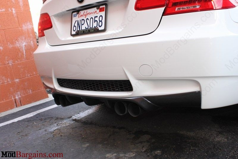 *Carbon Fiber M3 Rear Diffuser for 2008-12 BMW M3 Coupe [E92] V-Style ...