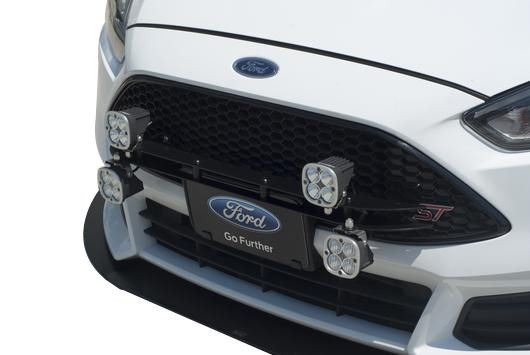 *Front Light Plate w/4x Mounts for 2015-17 Ford Focus ST [MK III ST250 ...
