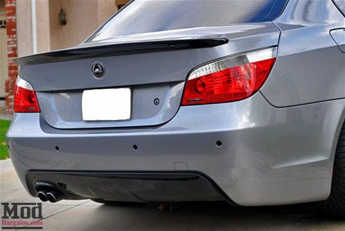 Carbon Fiber Rear Diffuser for 2004-10 BMW 5-Series [E60] Mtech Style