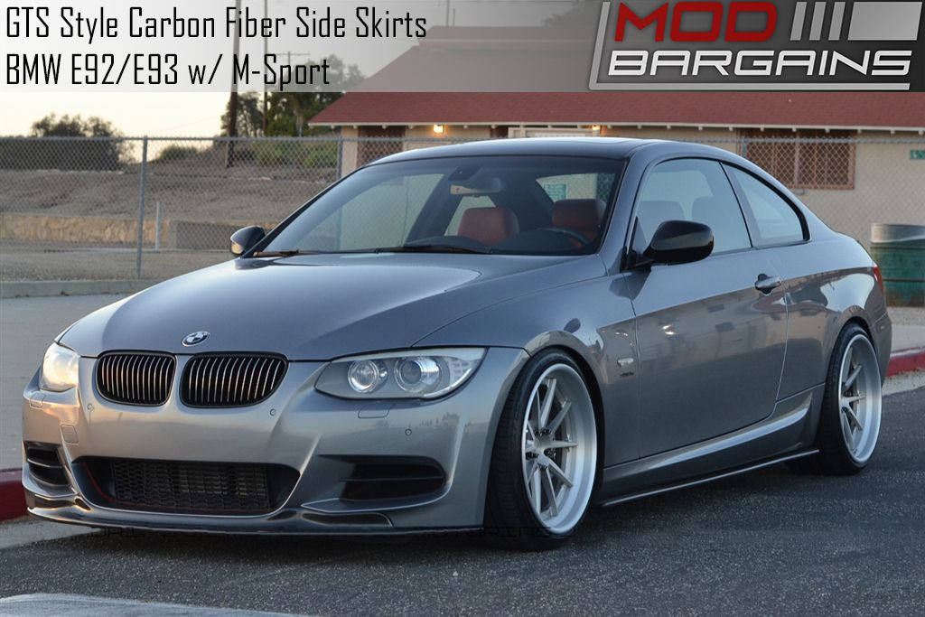 GTS Style Carbon Fiber Side Skirts for E92/E93 3 Series w M-Sport [E92 ...