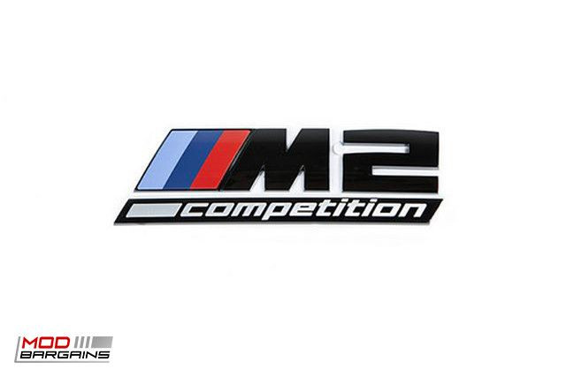 Black Trunk Emblem for 2019+ BMW F87 M2 Competition - 51148079564