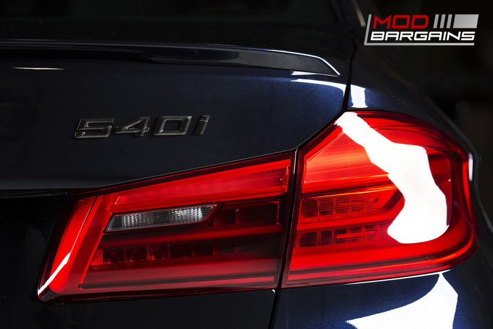 Black 540i Trunk Emblem for 2017+ BMW G30 540i - IND-G30-540TB