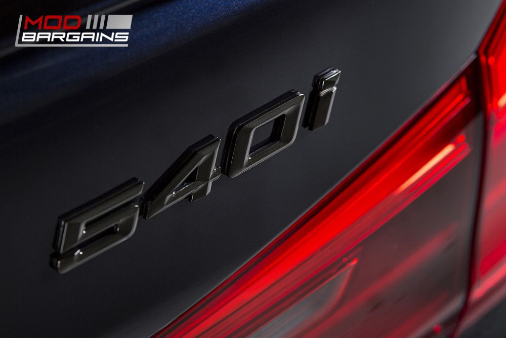 Black 540i Trunk Emblem for 2017+ BMW G30 540i - IND-G30-540TB