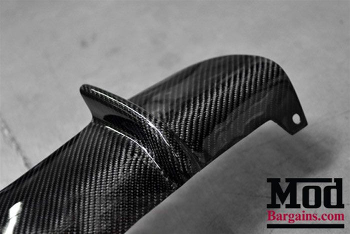 Carbon Fiber Rear Diffuser Cover for 2007-12 BMW 335is [E92] BMDI9214