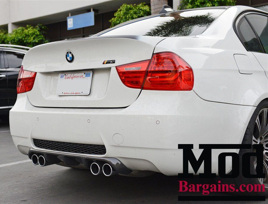 Carbon Fiber M3 Rear Diffuser for 2008-12 BMW M3 Sedan [E90] Type II Style
