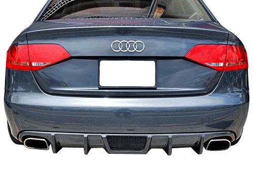 Carbon Fiber Rear Diffuser for 2009-2012 Audi A4 [B8] DTM Style
