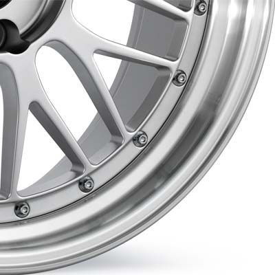 BBS LM Forged Porsche Wheels Diamond Silver