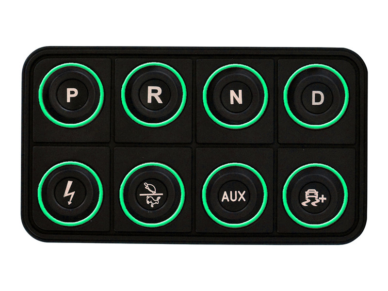 AEM EV 8 Button Keypad CAN Based Programmable Backlighting - ModBargains