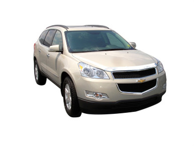 AVS 09-12 Chevy Traverse Aeroskin Low Profile Hood Shield - Chrome ...