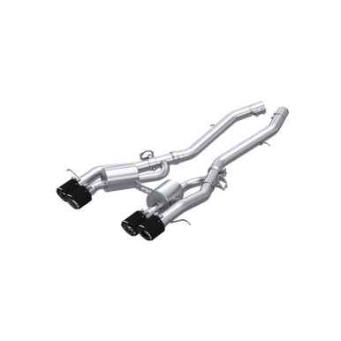 MBRP 2021+ BMW M3/M4 3in Axle Back Dual Rear Exit w/ T304 SS Carbon ...