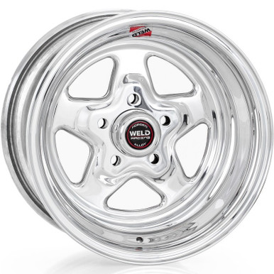 Weld ProStar 15x15 / 5x4.5 BP / 6.5in. BS Polished Wheel - Non-Beadlock ...