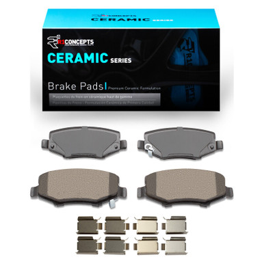 R1 2007-2018 Dodge Nitro Rear R1 Ceramic Pads & Hardware Kit - ModBargains