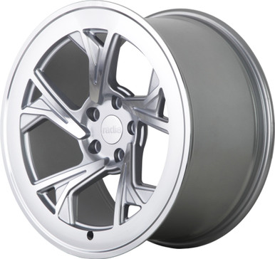 Radi8 R8C5 Wheels in Matte Silver for VW 18in/19in 5x112mm