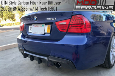 DTM Style Carbon Fiber Rear Diffuser for 2006-2011 BMW 335i [E90 ...