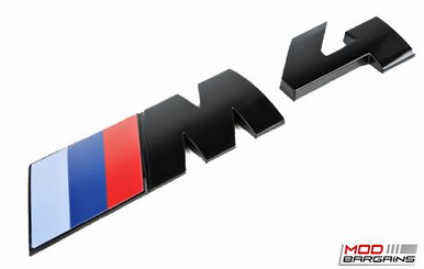 **Gloss Black OEM Competition Package Trunk Emblem for 2014+ BMW M4 ...