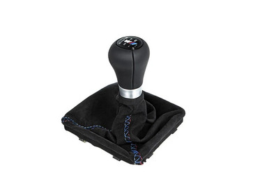 Tri-Color Alcantara Shift Boot - Cross Stitch for 2021+ BMW G80 M3 ...