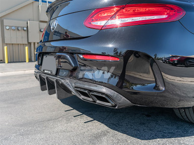 RW Carbon Mercedes W205 C63/C63S Coupe DTM CF Rear Diffuser
