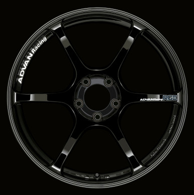 Advan RGIII 18x10.5 +15 5x114.3 Racing Gloss Black Wheel - ModBargains
