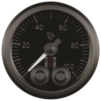 Autometer Stack Instruments Pro Control 52mm 0-100 PSI Oil Pressure ...