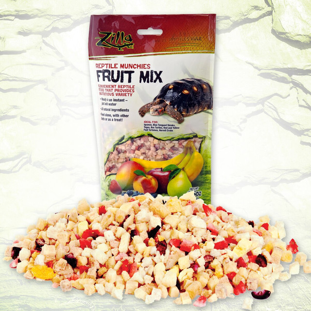 Reptile Munchies Fruit 4 oz - Zilla | Tye-Dyed Iguana