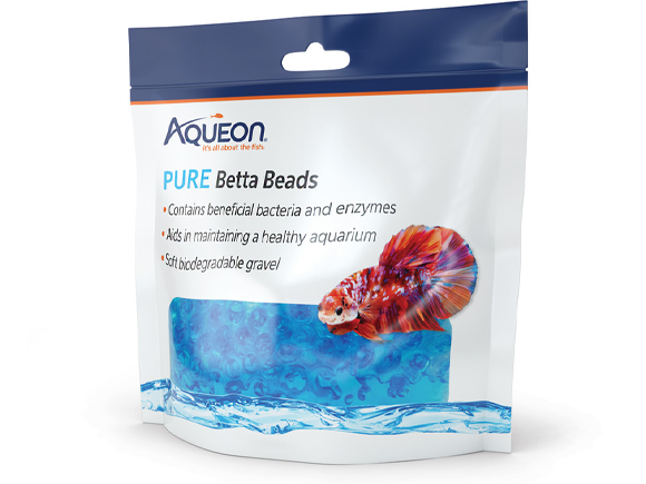 Pure Betta Beads Blue - Aqueon | Tye-Dyed Iguana