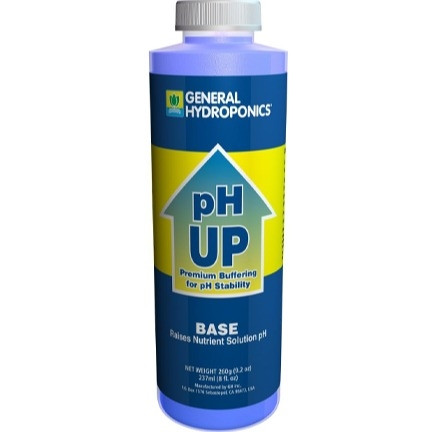 pH Up Liquid 8 oz - General Hydroponics - The Tye-Dyed Iguana ...