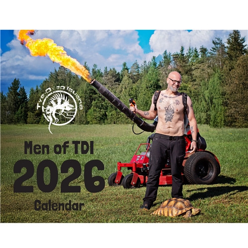 Men of TDI Calendar 2026 | Tye-Dyed Iguana