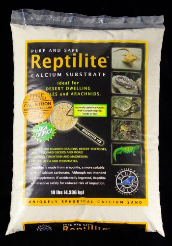 Reptilite Calci-Sand 10 lb (Natural) - The Tye-Dyed Iguana - Reptiles ...
