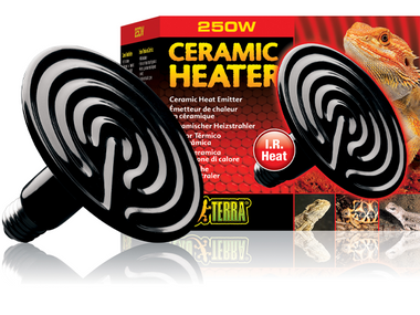 Ceramic Heat Emitter 250 w - The Tye-Dyed Iguana - Reptiles and Reptile ...