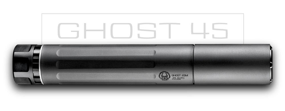 Dead Air Ghost 45 Suppressor | 45 ACP Pistol Silencer